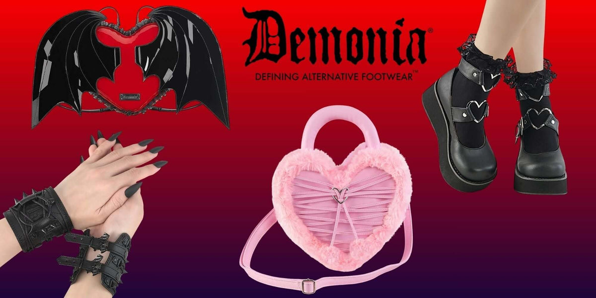 Demonia Accessories | Official Bags, Socks & Chokers — SHOE ME