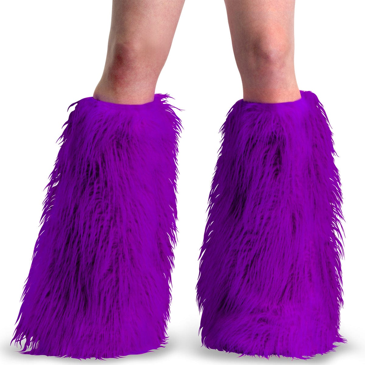 Demonia Clothing YETI-08 Purple Faux Fur — SHOE ME